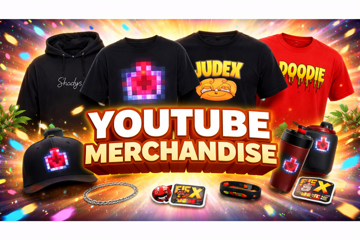 Youtube merchandise | Få det sejeste merch hos Geekd! | Geekd.dk