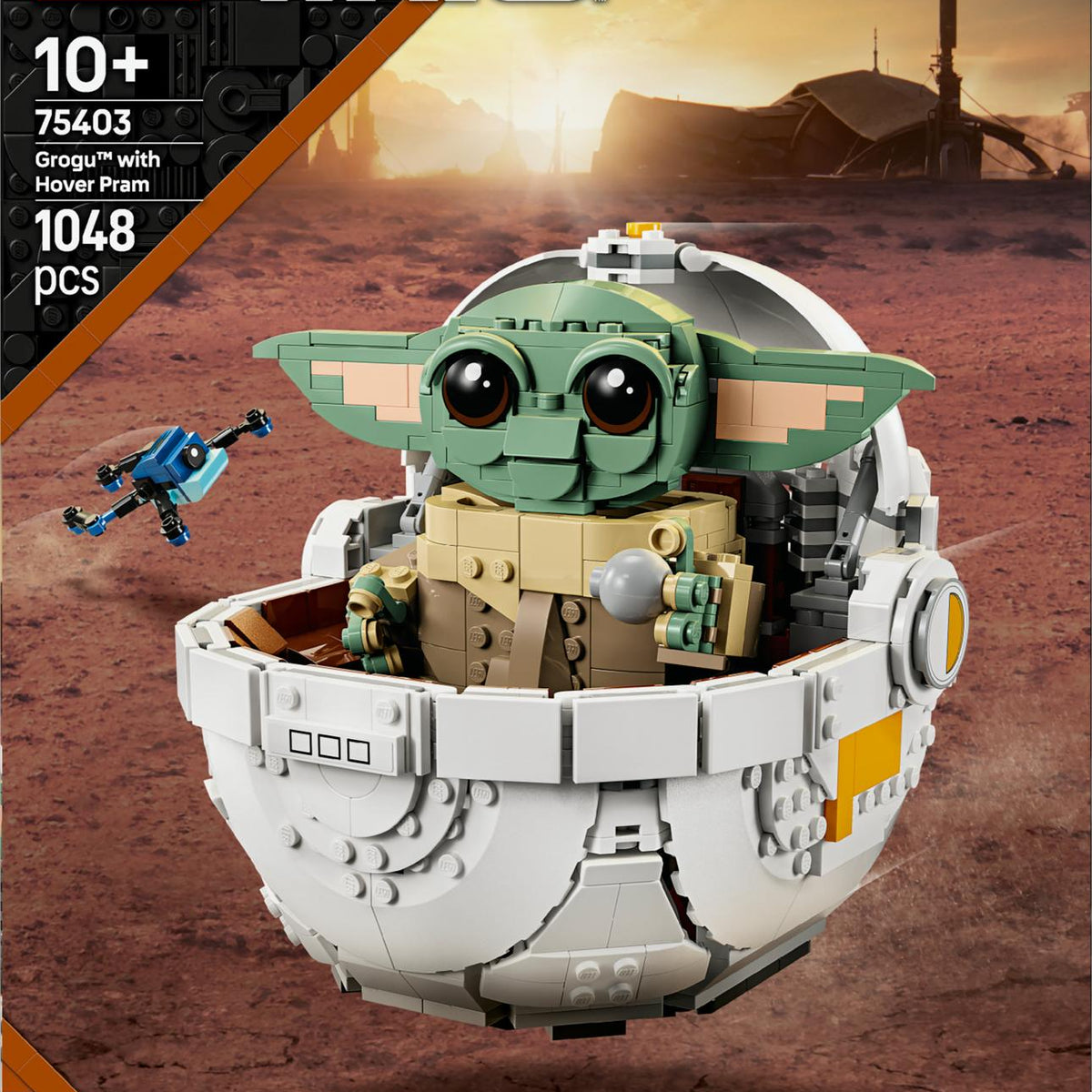 LEGO 75403 Star Wars Grogu in his repulsor cradle – Geekd