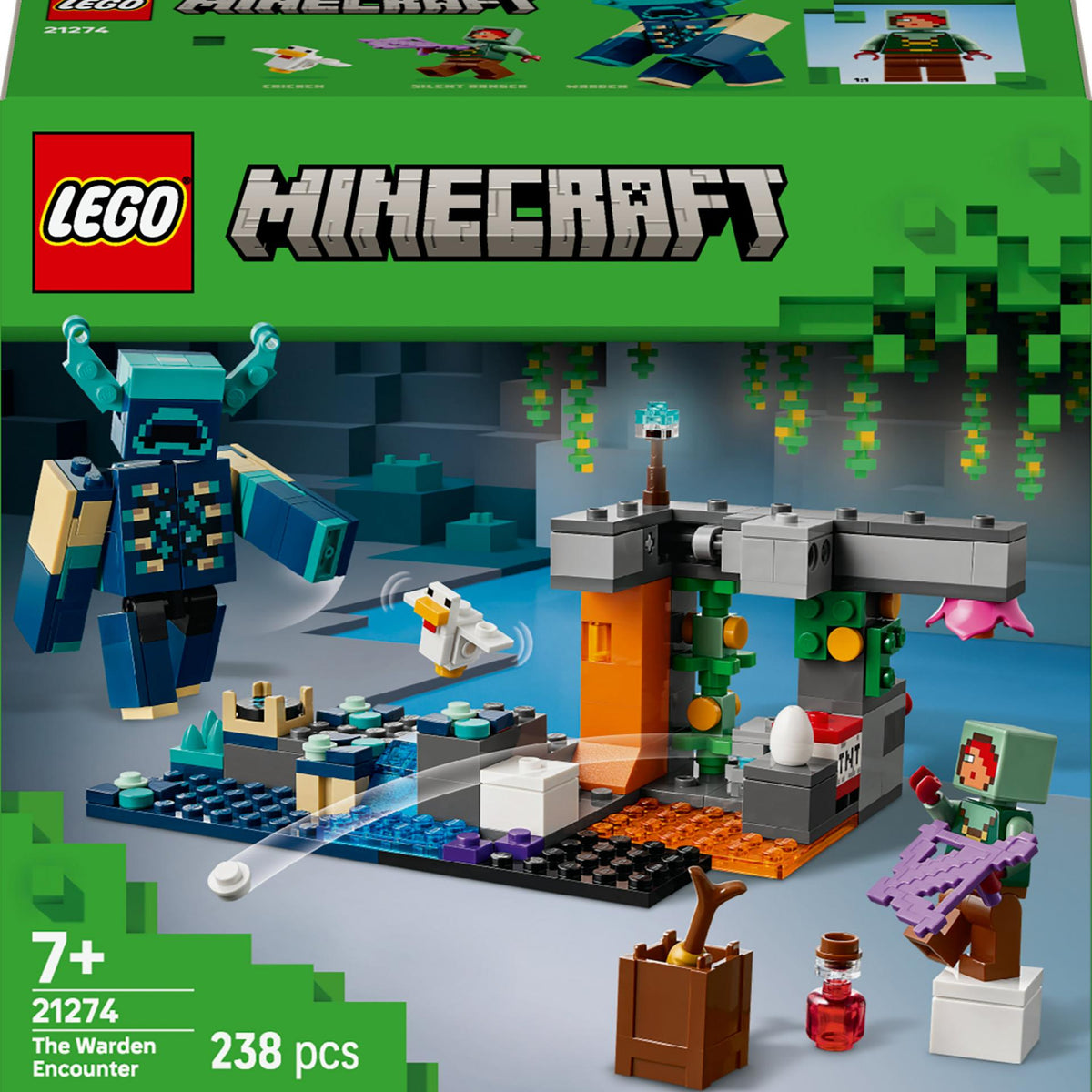 LEGO - Minecraft - The Warden Encounter (21274) – Geekd