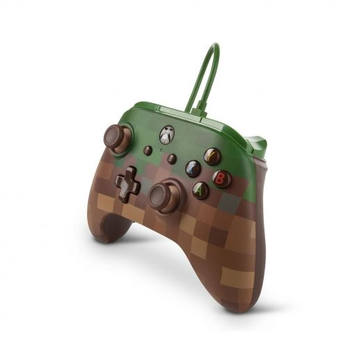 POWERA XONE ENH WIRED CONTROLLER - MINECRAFT GRASS BLOCK – Geekd