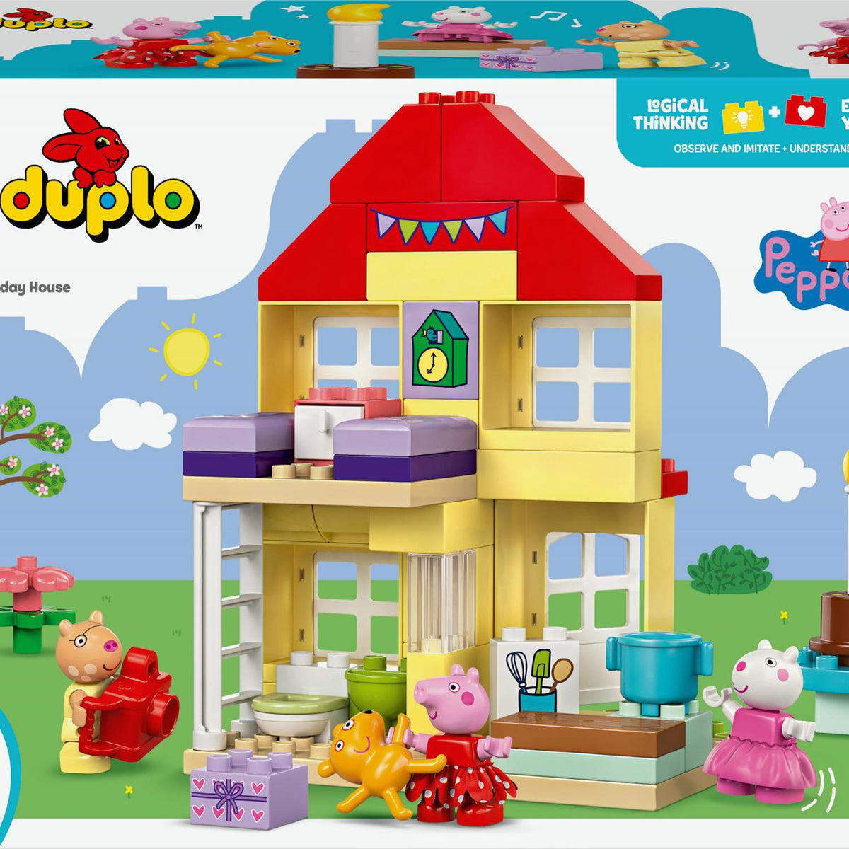 LEGO 10433 DUPLO Peppa's Birthday House – Geekd