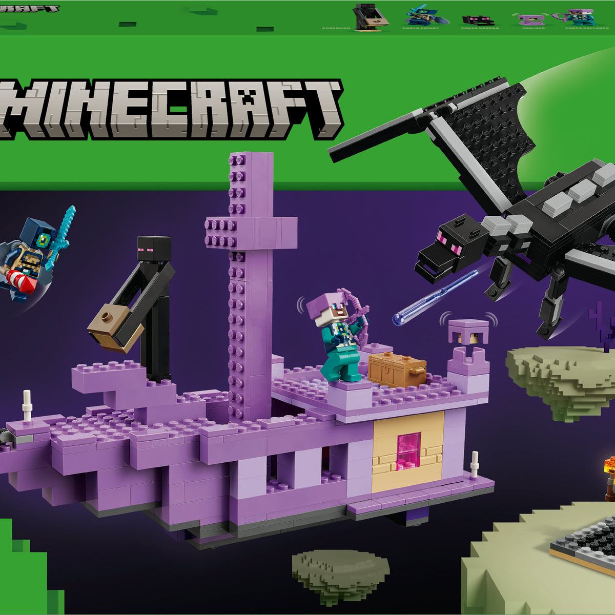 LEGO Minecraft - The Ender Dragon and End Ship (21264) – Geekd
