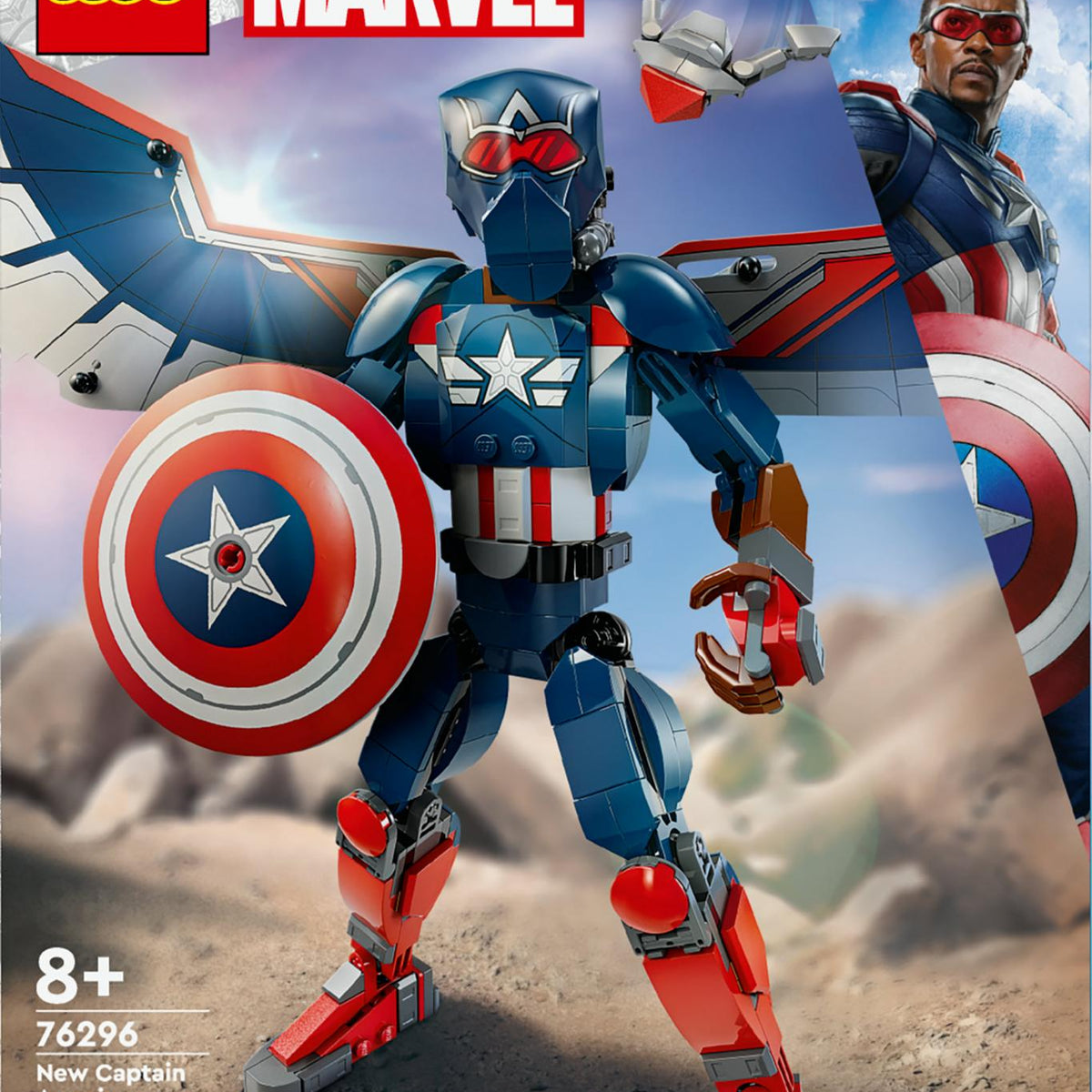LEGO 76296 Marvel Super Heroes New Captain America Building Figure – Geekd