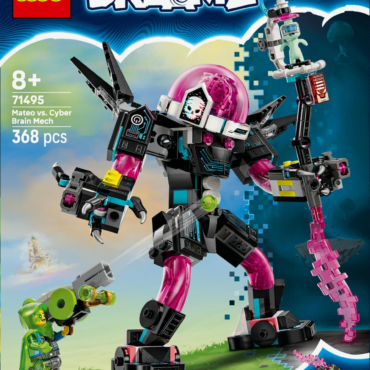 LEGO 71495 DREAMZzz Mateo vs. Cyberbrain Mech – Geekd
