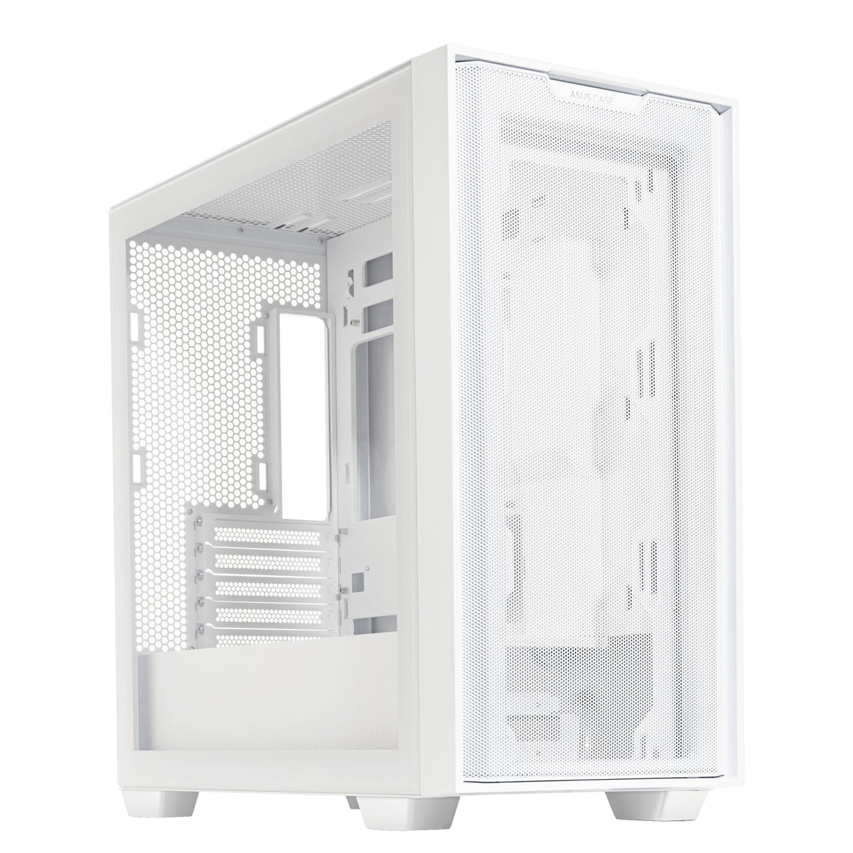 ASUS A21 mATX Case with BTF support - White – Geekd