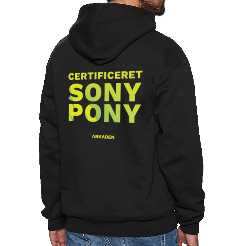 Arkaden Sony Pony Hoodie | Til dig der elsker Playstation! | Geekd.dk
