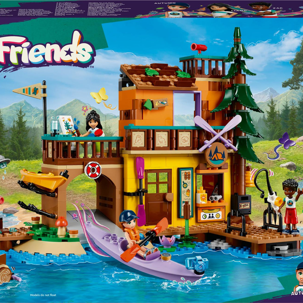 LEGO 42626 Friends Adventure Camp with Kayak – Geekd
