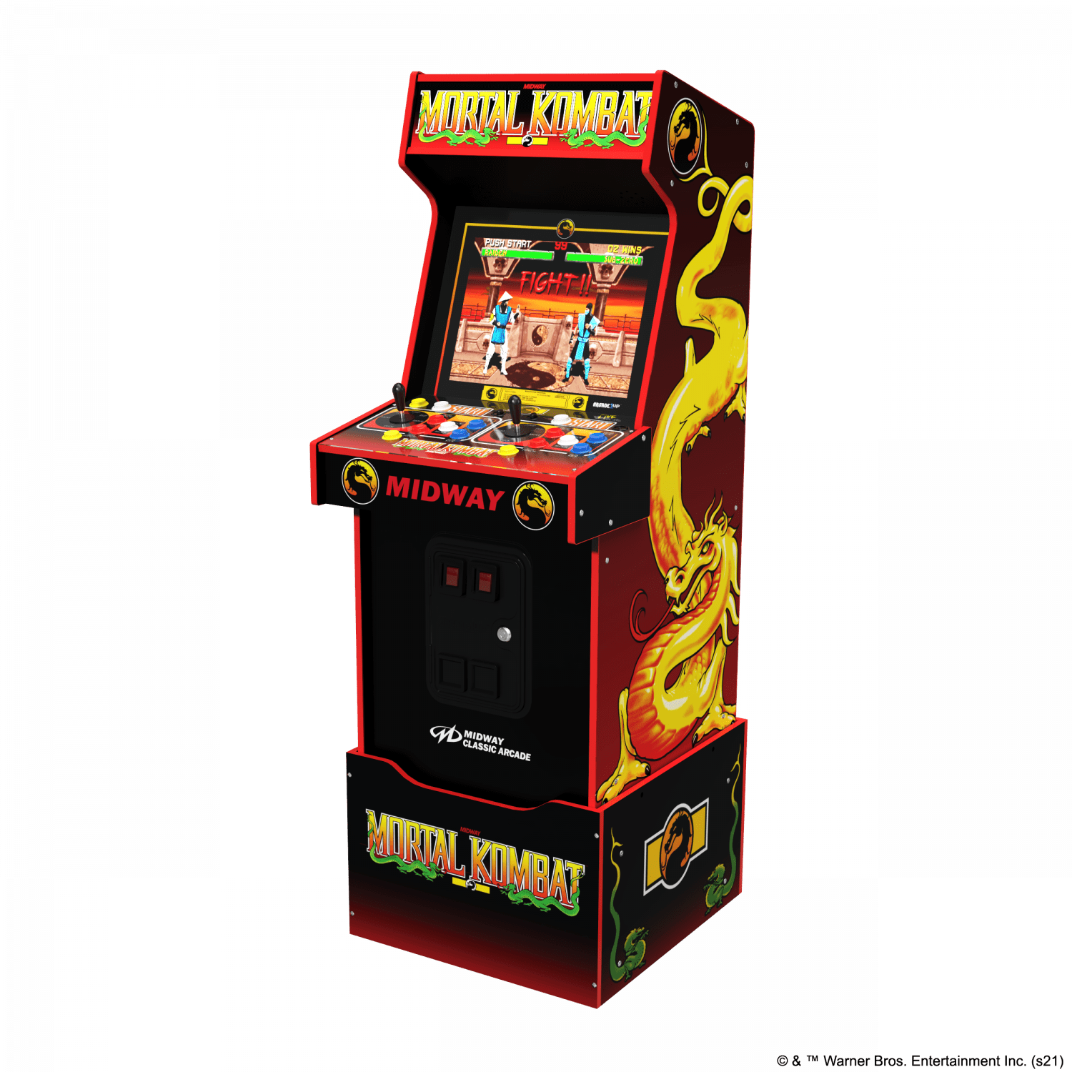 ARCADE 1 UP MORTAL KOMBAT MIDWAY LEGACY 14-IN-1 WIFI ENABLED ARCADE MA ...