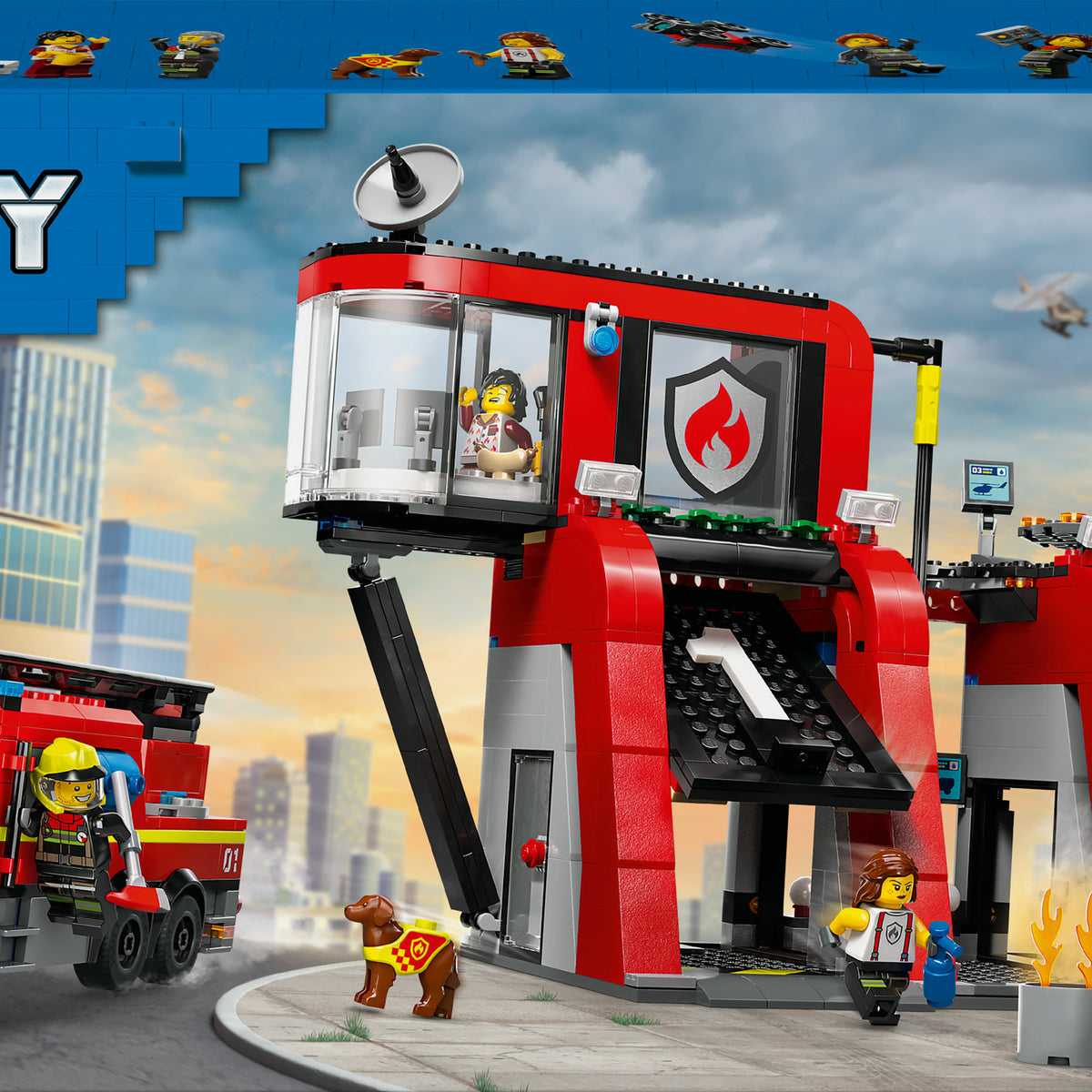 LEGO 60414 City Brand station med Drejetårn – Geekd