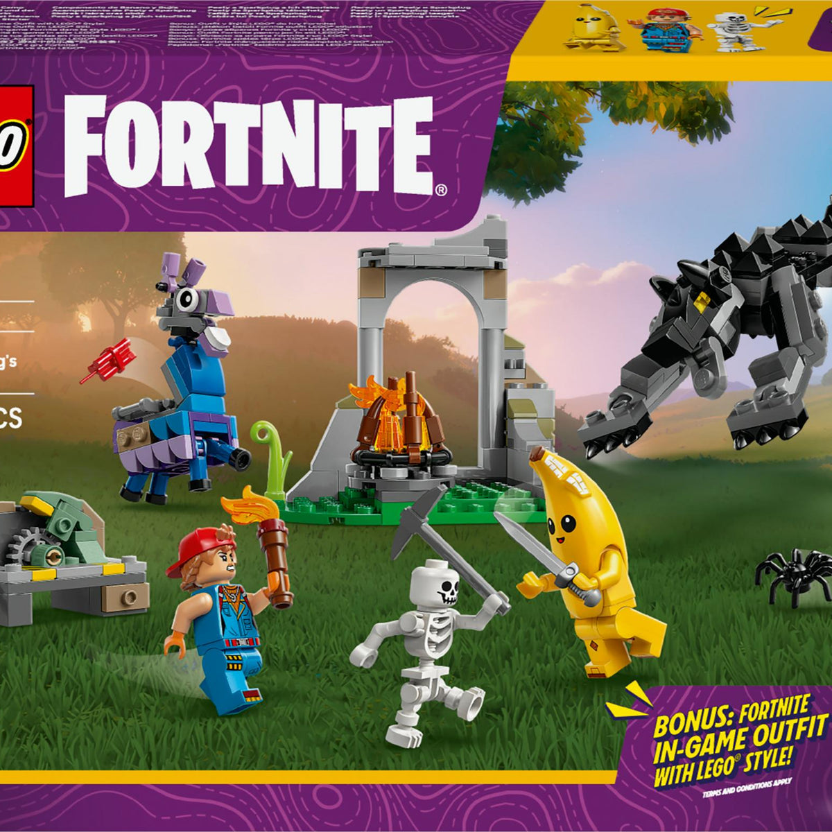LEGO 77075 Fortnite Shali and the Spark Plug Artist's Camp – Geekd