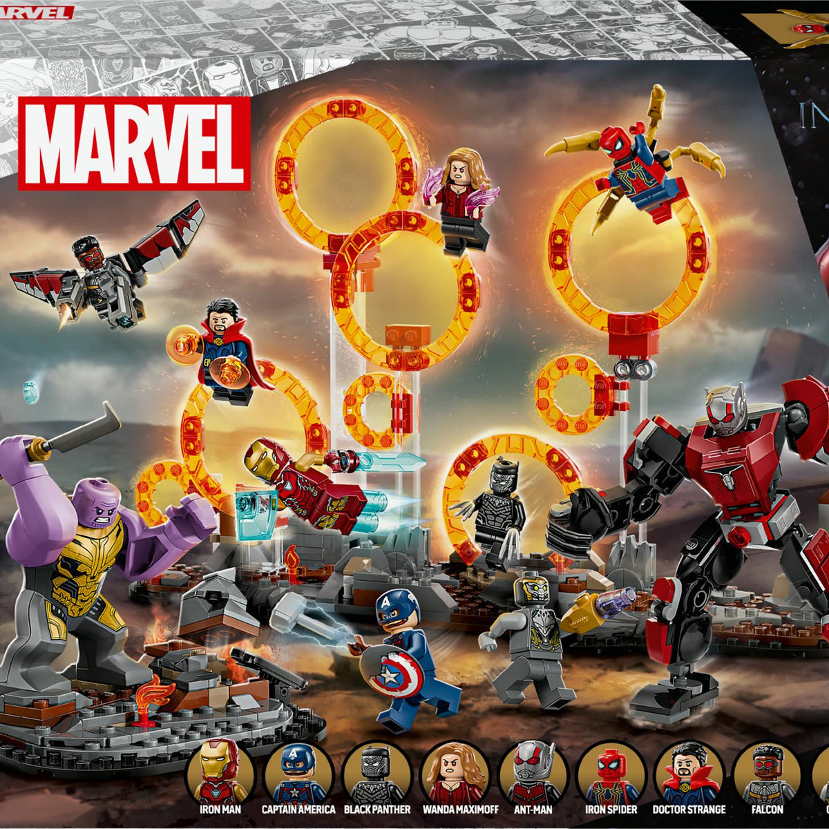 LEGO 76323 Marvel Super Heroes Avengers: Endgame final showdown – Geekd
