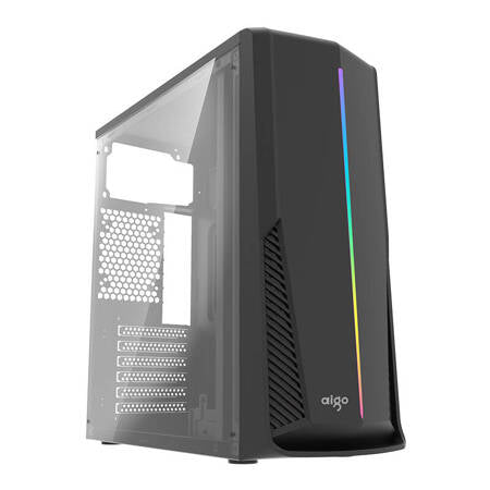 Aigo RAINBOW 6 computer kabinet (sort) – Geekd