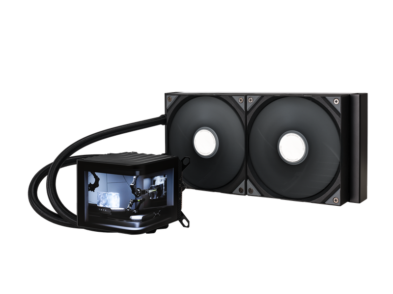 TRYX PANORAMA 280mm AIO Liquid Cooler Sort – Geekd
