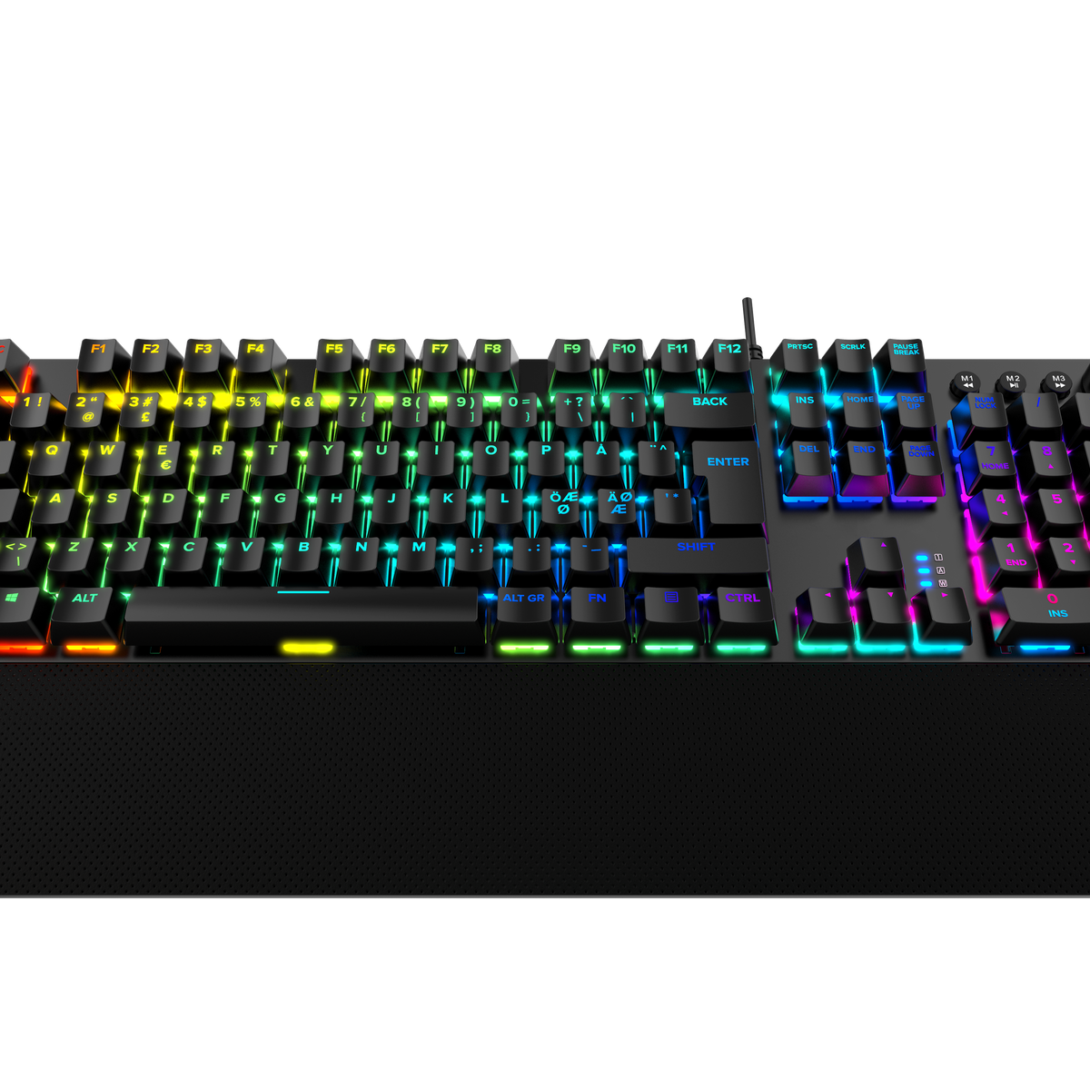 DON ONE - MK400 RGB Mekanisk Gaming Keyboard - Red Switch - Fri fragt ...