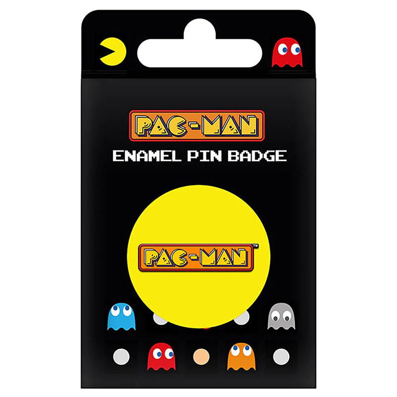 Pac Man Logo Emalje Pin Badge – Geekd