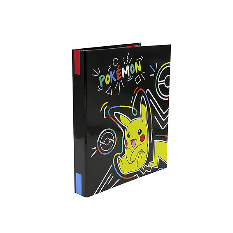 Pokémon 4 Ring Binder Pokémon -Tegn – Geekd