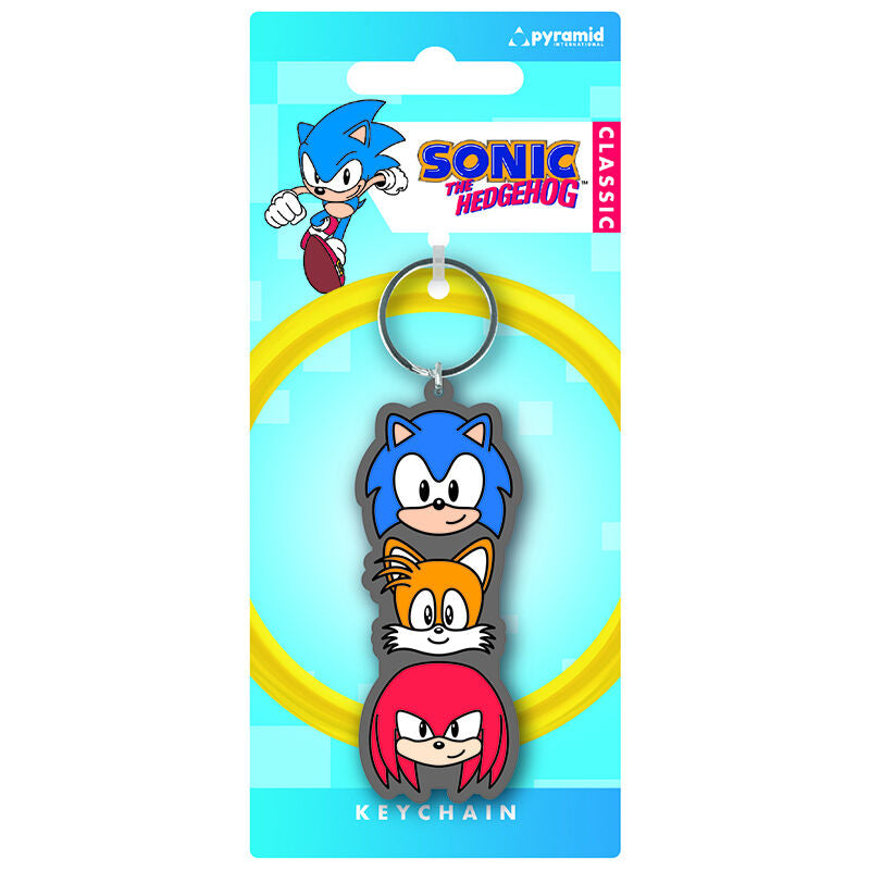 Sonic The Hedgehog (Trio Stack) PVC Nøglering – Geekd