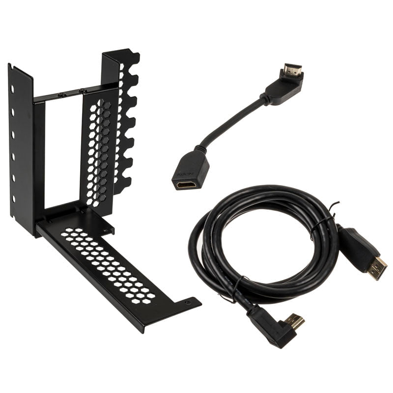 CableMod Vertical PCI-e Bracket - HDMI + DisplayPort - BLACK - Fri ...
